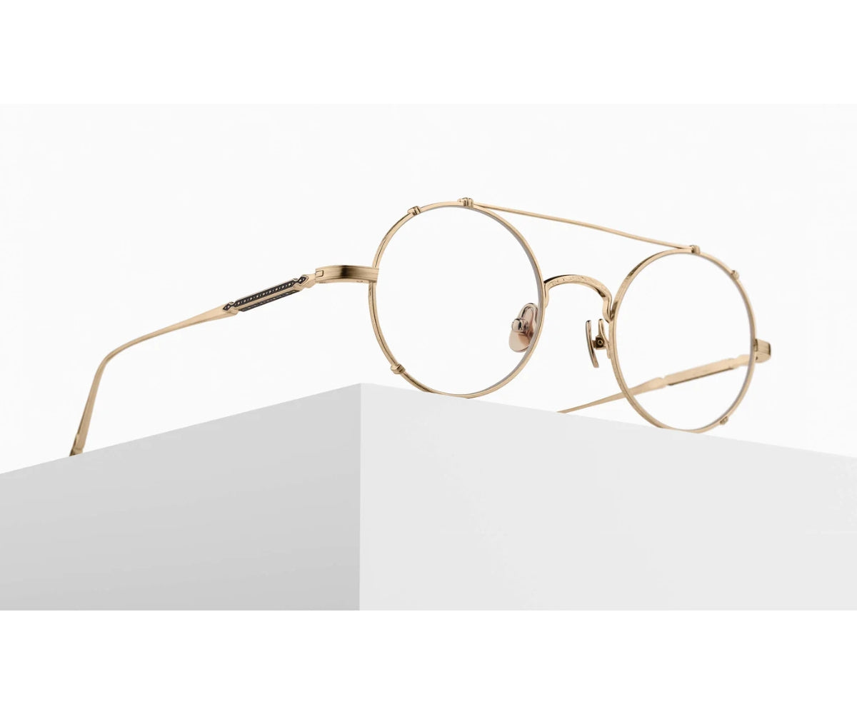 Buy Matsuda Glasses M3143 Brushed Gold 46 | GEM OPTICIANS – GEM Opticians