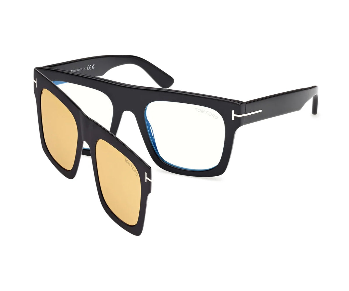 Buy Tom Ford Glasses 6068-B 001 CLIP ON 53 | GEM OPTICIANS – GEM Opticians